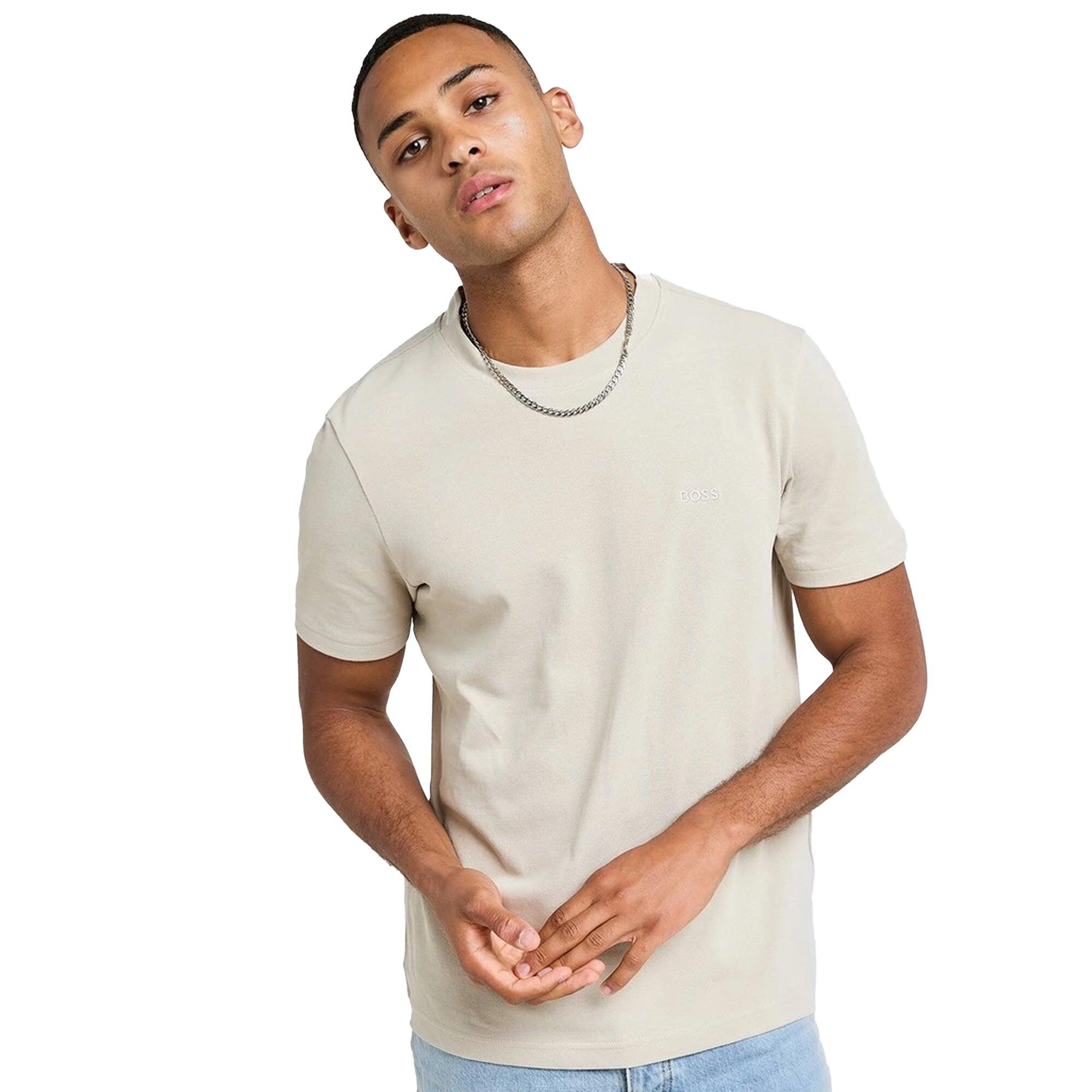 Pique Taddy T-Shirt Light Beige BOSS | Decathlon
