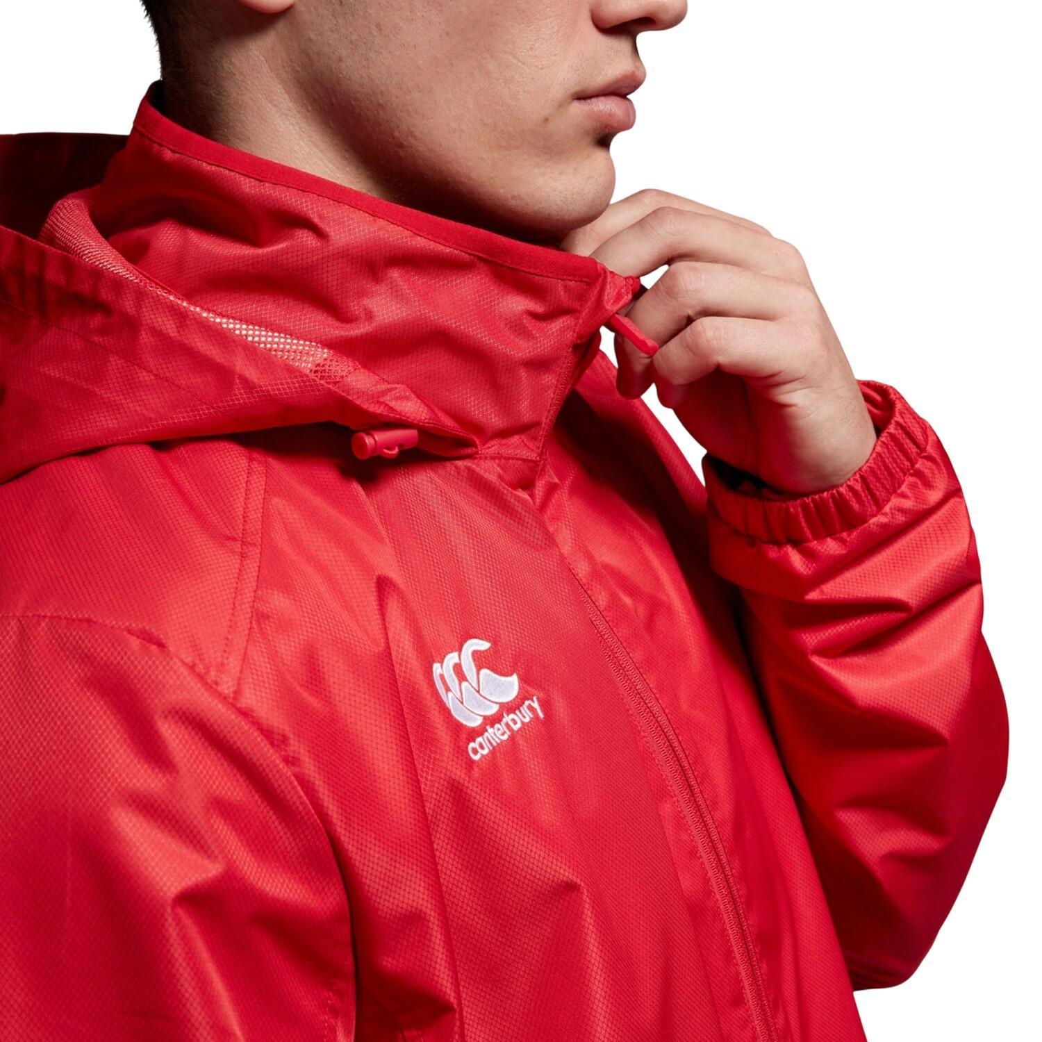 Mens Club Vaposhield Full Zip Waterproof Jacket (Flag Red) | Decathlon