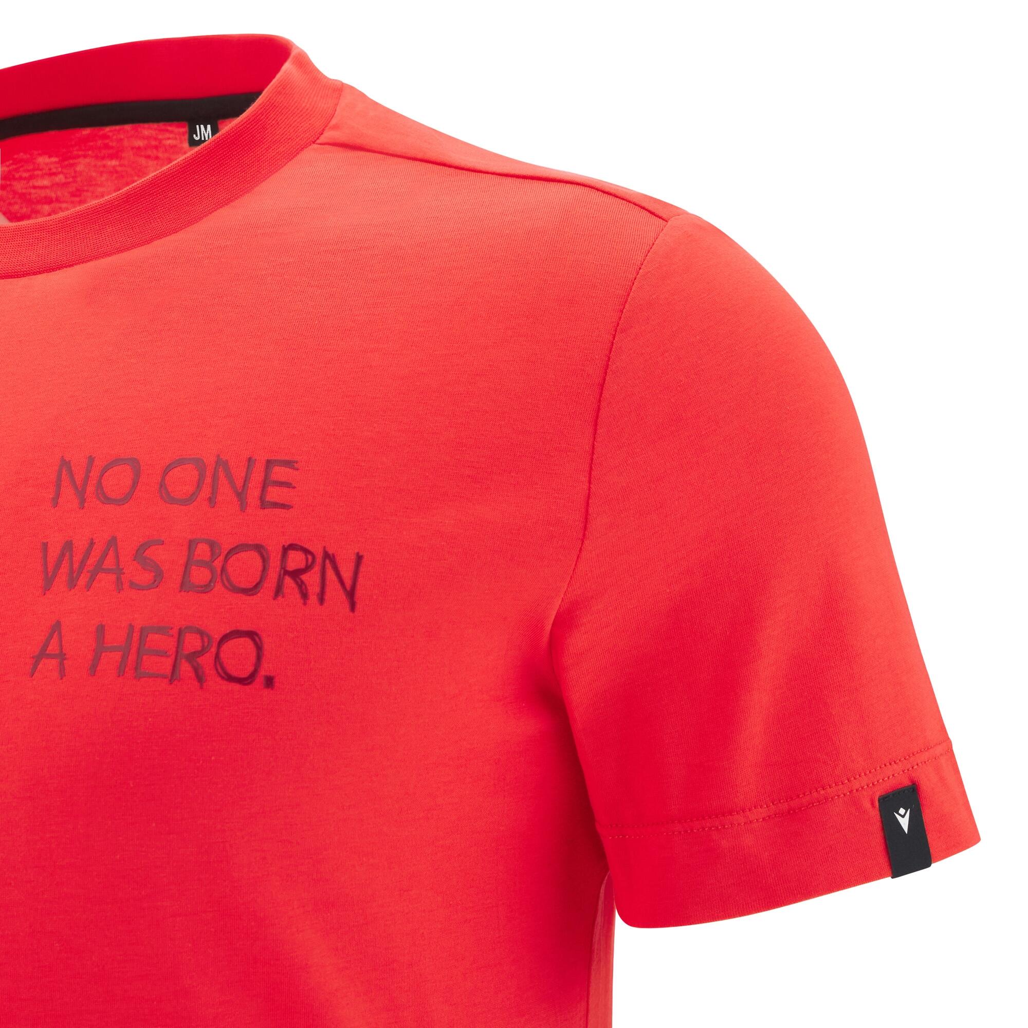 Wales WRU 2025/26 Kids Players Travel T-Shirt MACRON | Decathlon