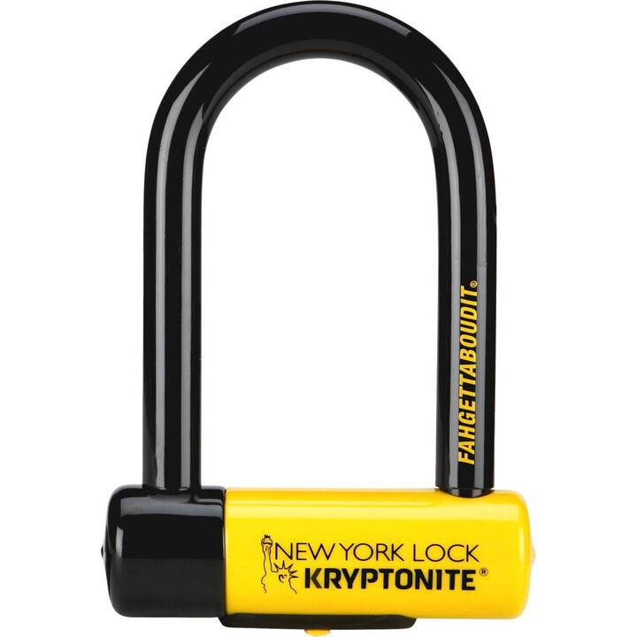 Kryptonite New York Faghettaboudit U-lock Black / Yellow KRYPTONITE ...