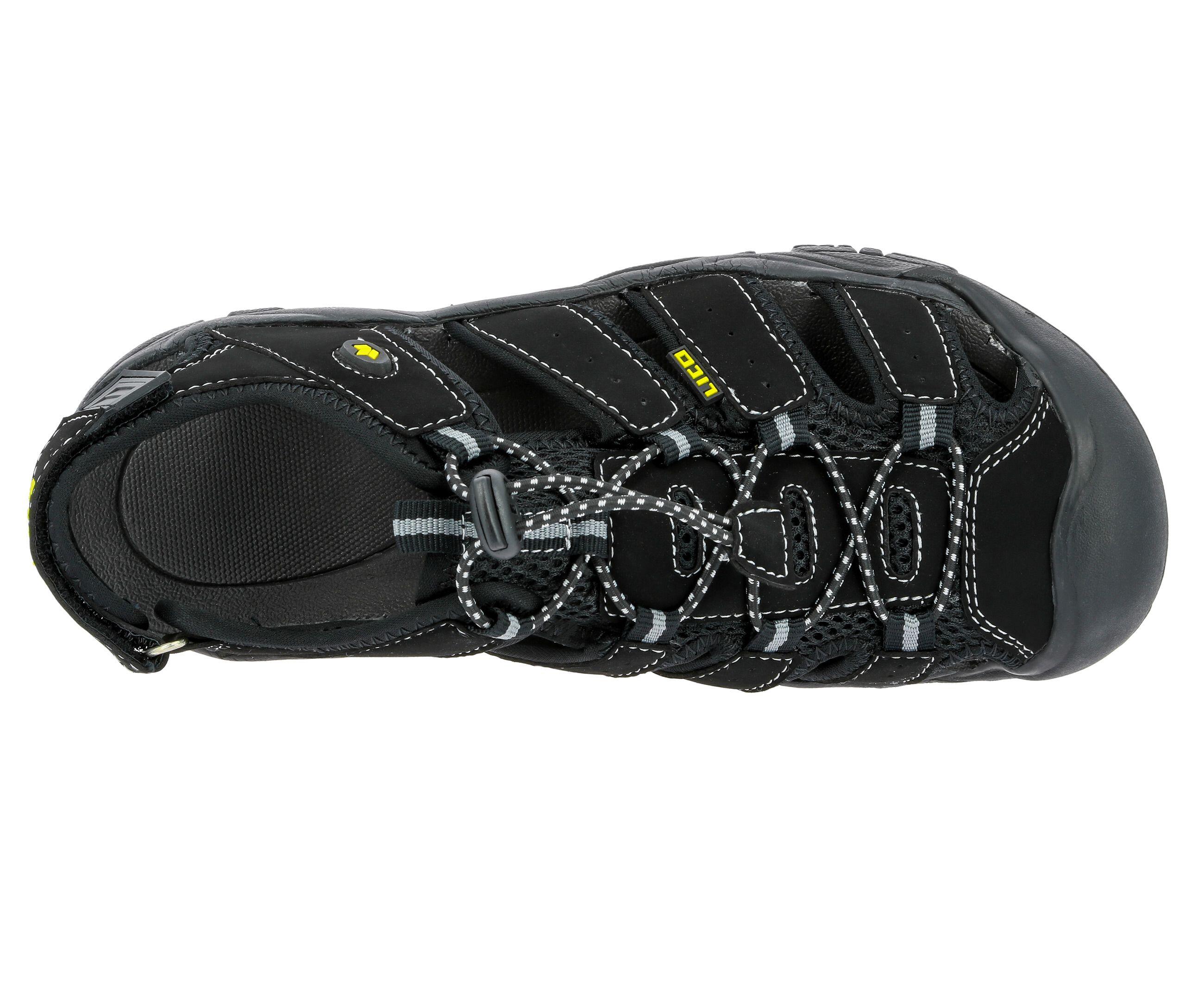 LICO Miami Synthetic Sandal with Quick Lacing Black Size 45 LICO | Decathlon