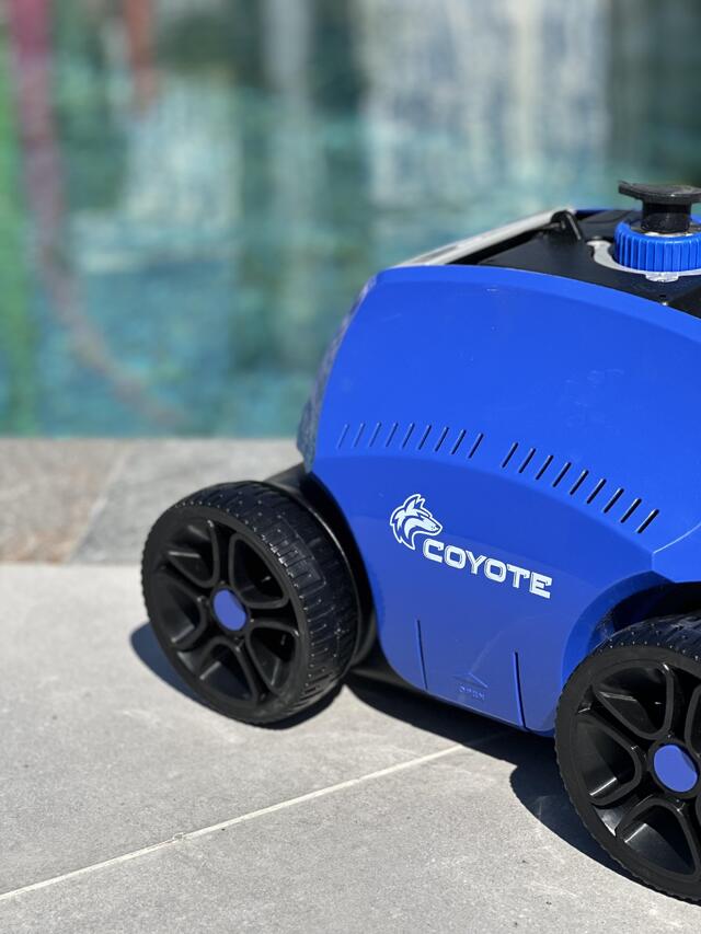 Robot piscine autonome Coyote – Nettoyage fond – Batterie Li-ion 100 ...