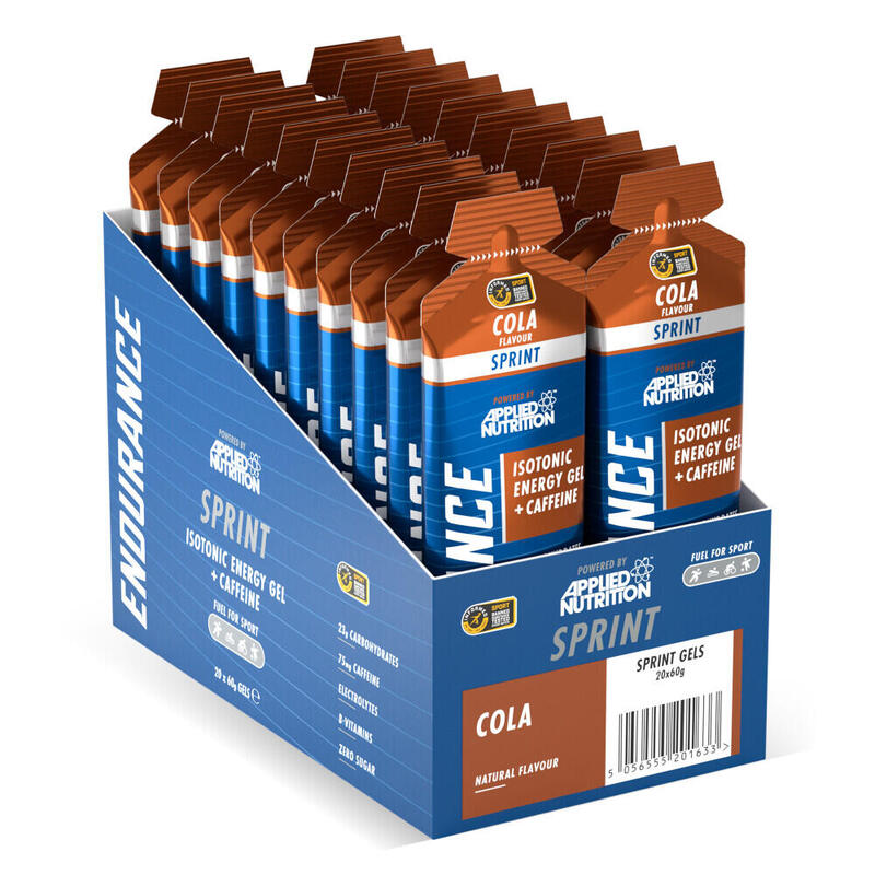 Gels énergétiques - Sprint Isotonic Energy Gel + Caffeine - Cola ...