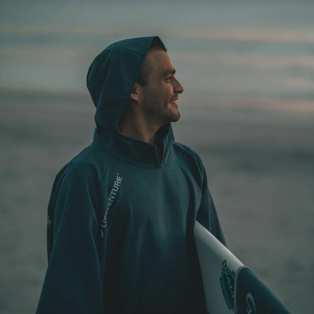 Lightweight Changing Robe Towel Oversized Hooded LIFEVENTURE | Decathlon