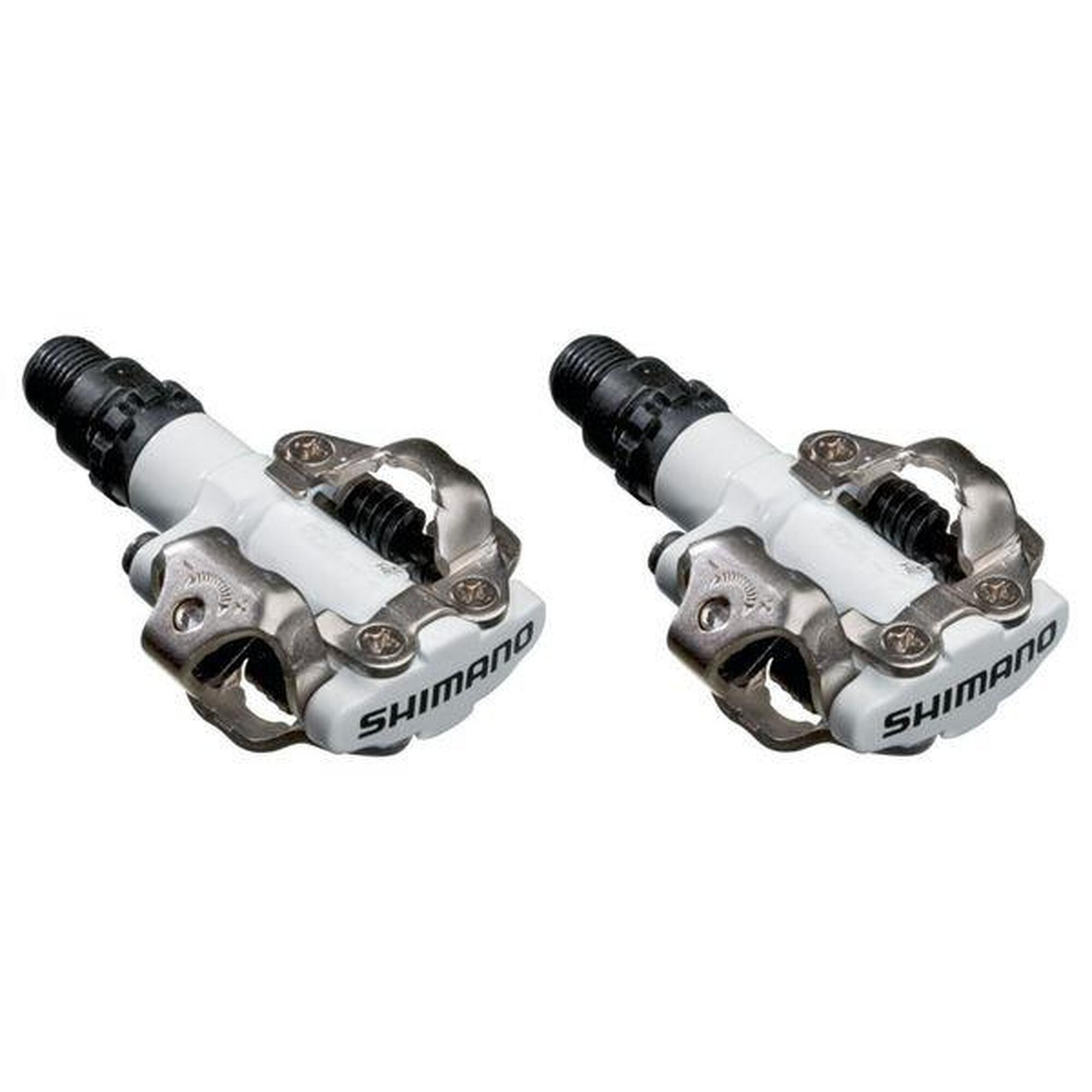 SHIMANO Paire de Pédales SPD-M520 Blanc SHIMANO | Decathlon