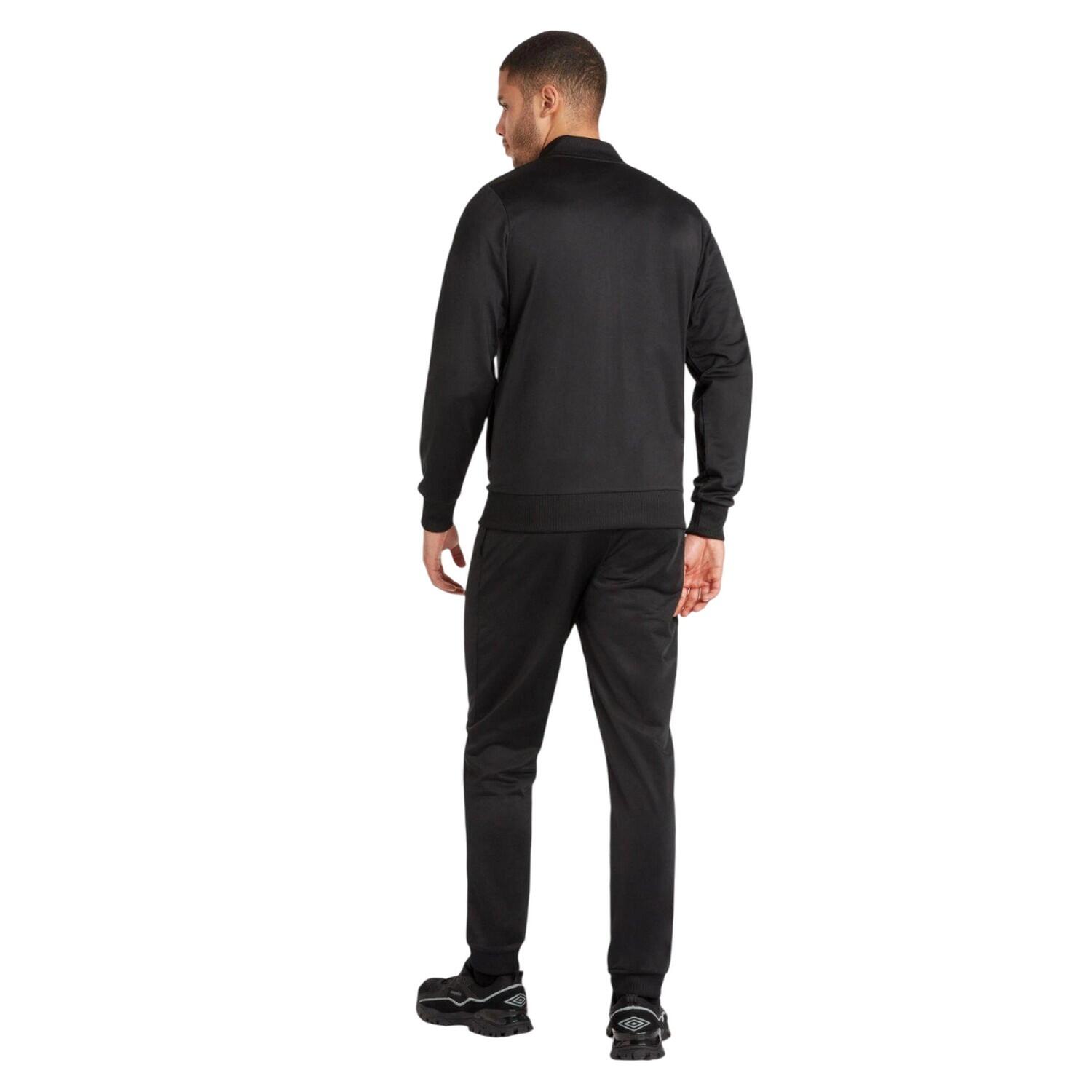 Mens Tricot Active Tracksuit (Black/White) UMBRO | Decathlon