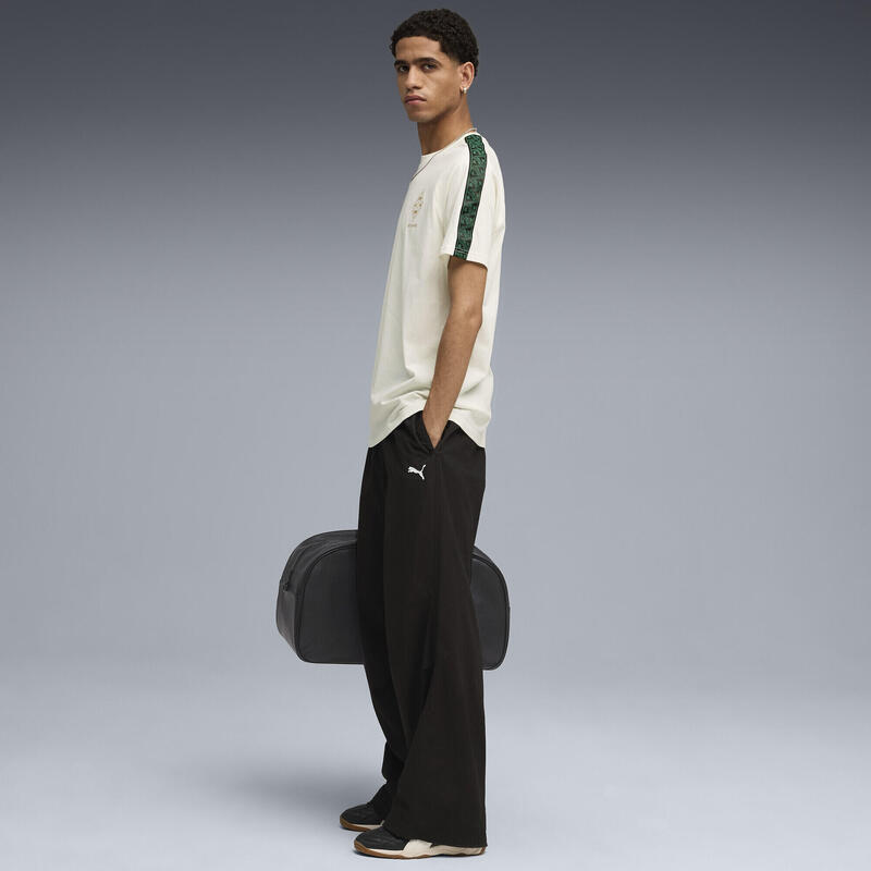 PUMA - Tricou fotbal bărbați dungi pe umeri King alb PUMA Warm White ...