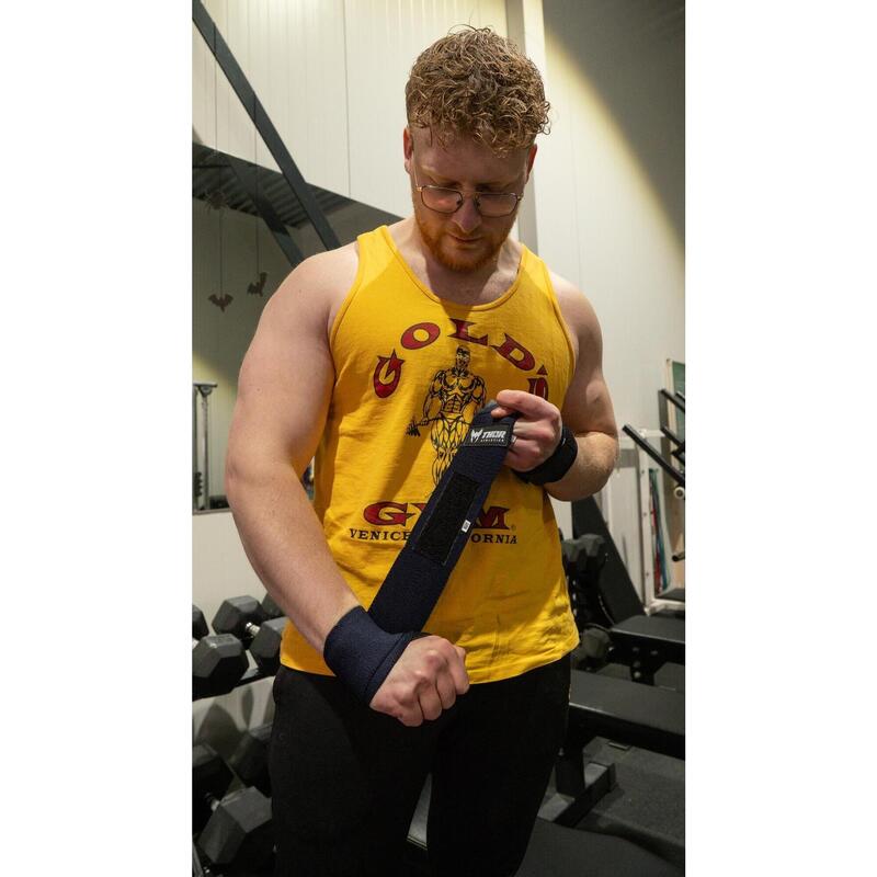 Bandages pour poignets - Entraînement de force - 60 cm - Noir ...