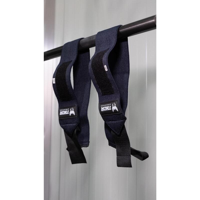 Bandages pour poignets - Entraînement de force - 60 cm - Bleu ...