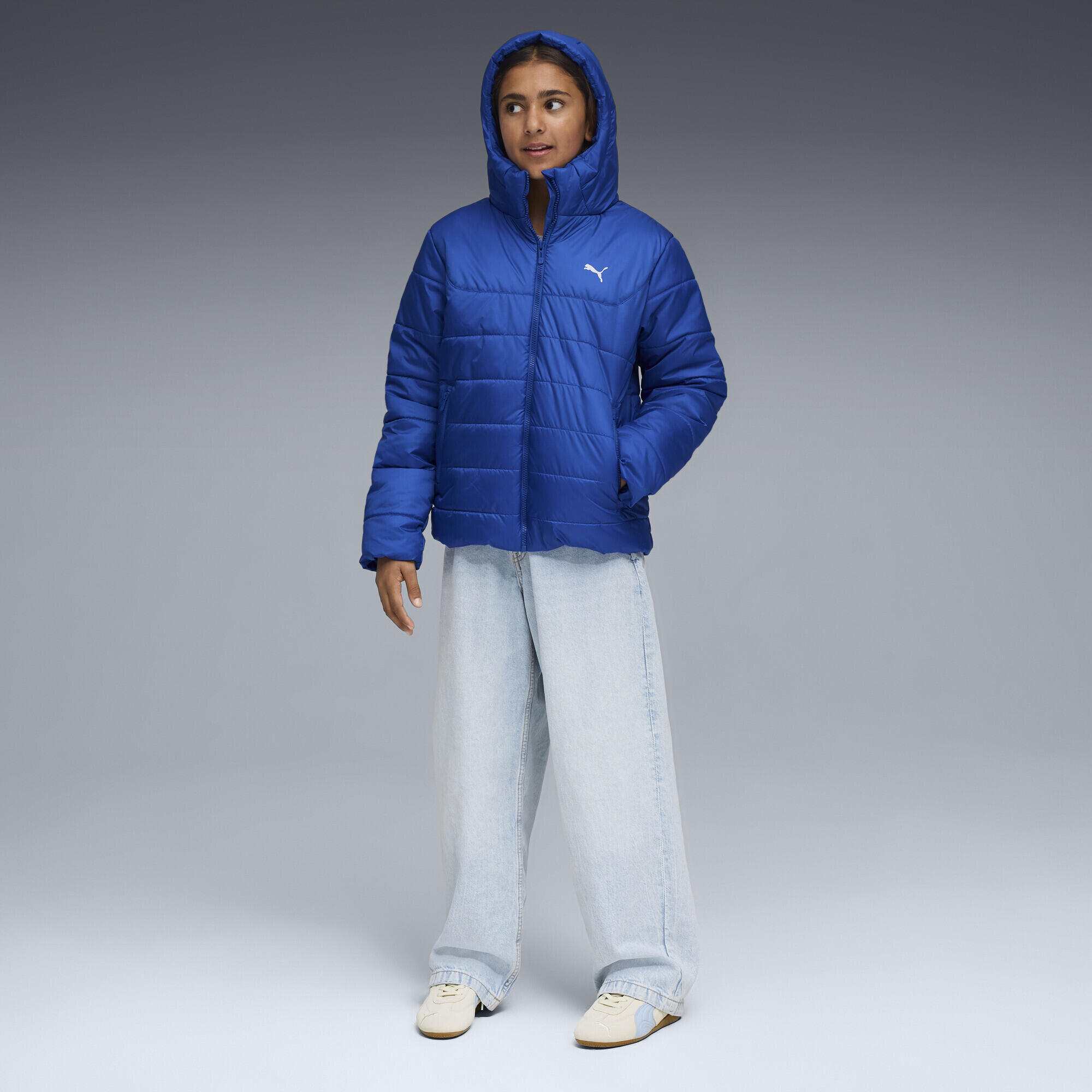 Essentials gewatteerd jack met capuchon voor jongeren PUMA PUMA | Decathlon