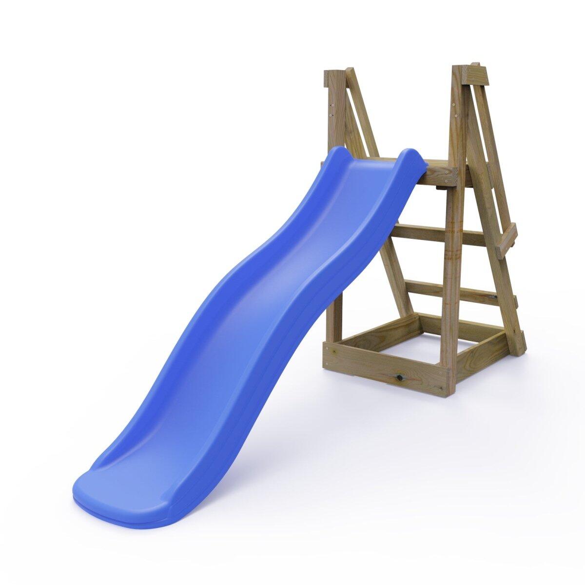 Rebo Garden Wave Free Standing Water Slide with Wooden Platform - 6ft ...