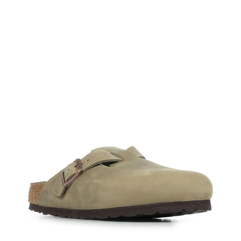Szandál Birkenstock Boston keskeny bézs bőr BIRKENSTOCK - Decathlon