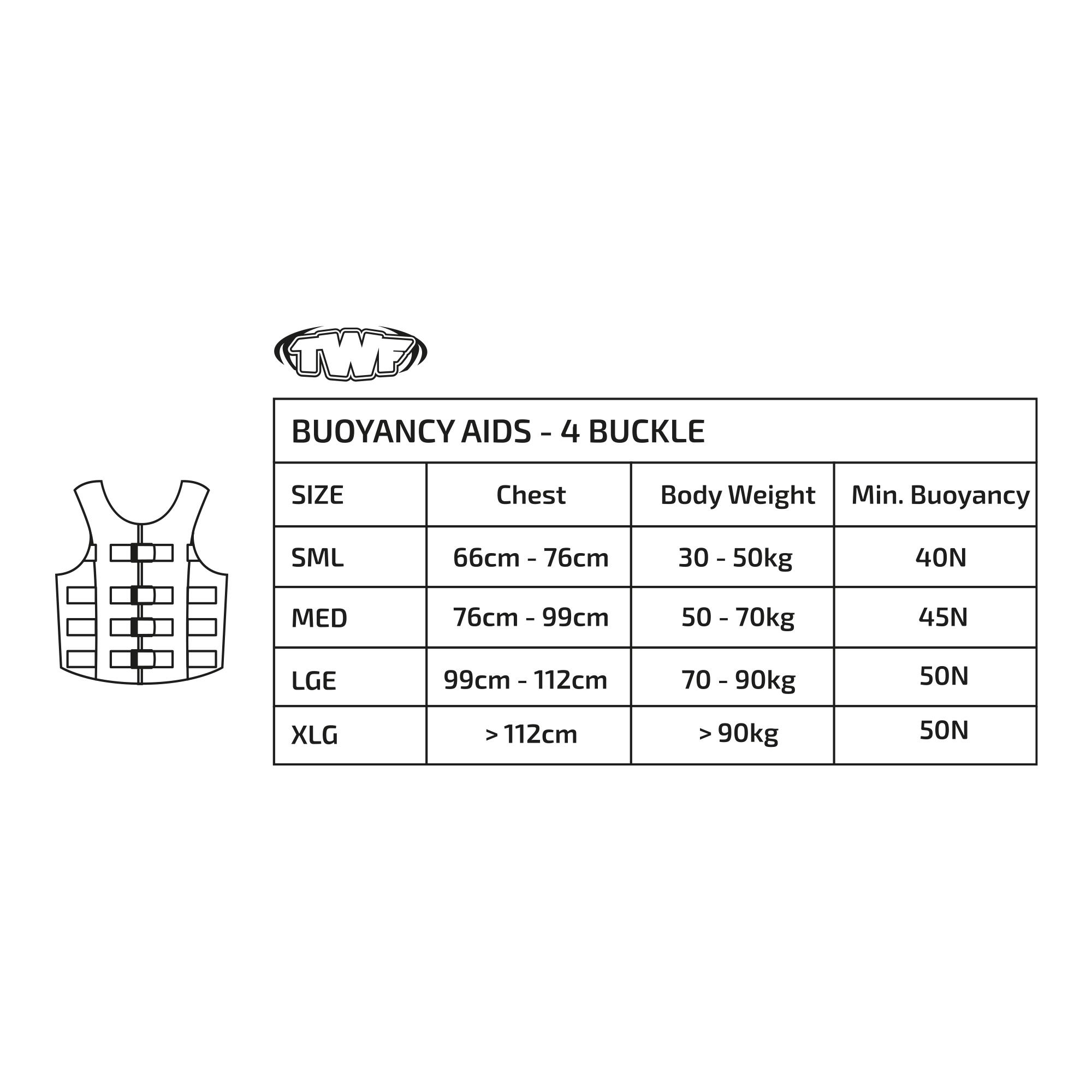 TWF 50N Buoyancy Aid - 4 Buckle | Decathlon