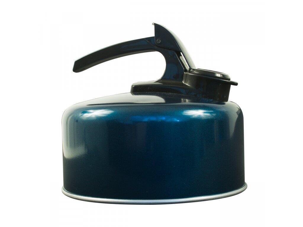 Highlander Small Aluminium Whistling Kettle Dark Navy Blue HIGHLANDER ...