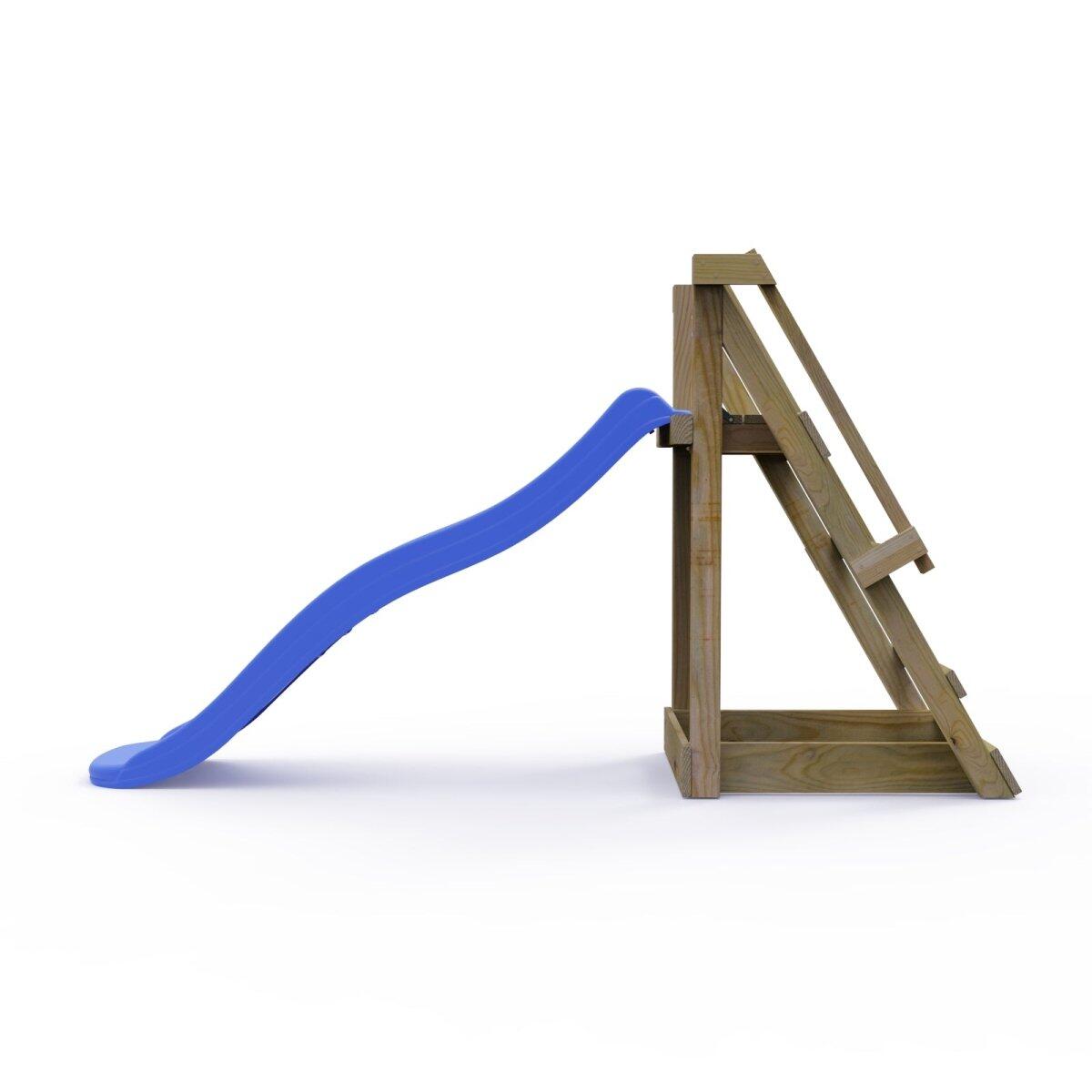 Rebo Garden Wave Free Standing Water Slide with Wooden Platform - 6ft ...