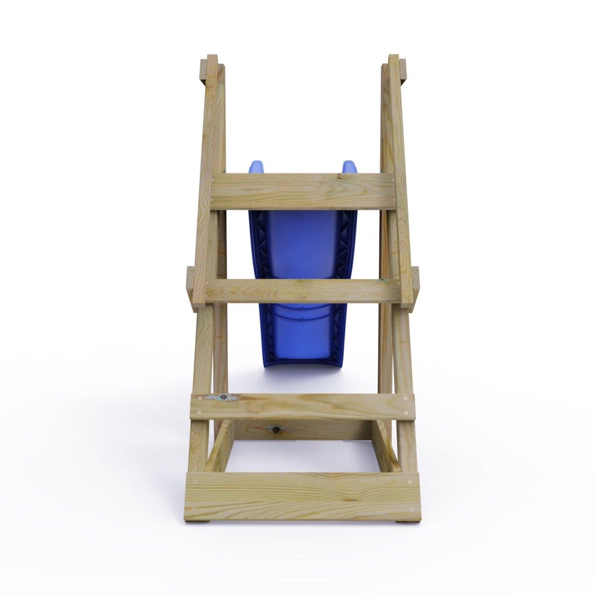 Rebo Garden Wave Free Standing Water Slide with Wooden Platform - 6ft ...