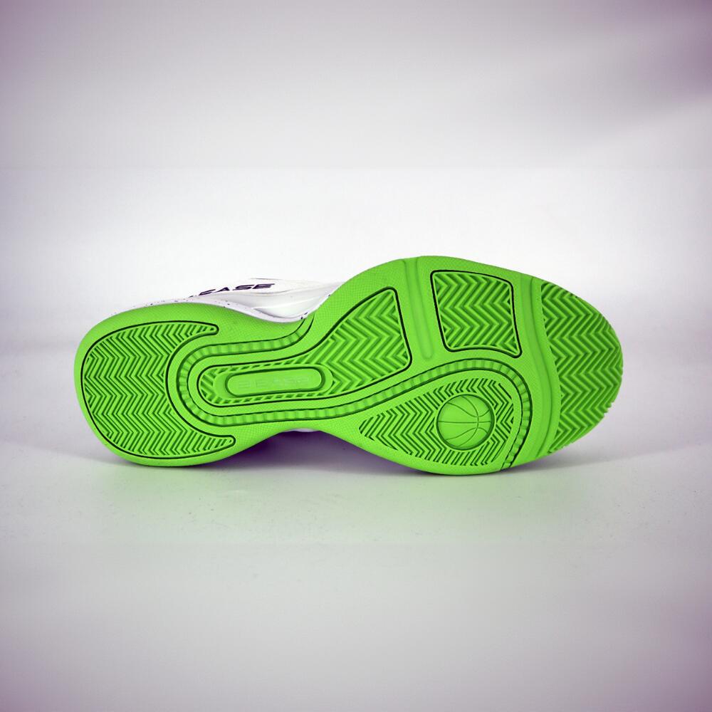 Chaussures de basketball SUSPENDED Low - Blanc/vert | Decathlon