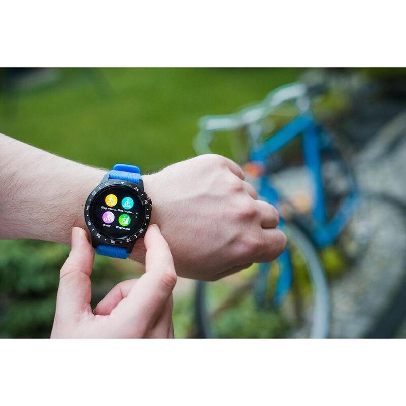 MAXCOM - Smartwatch Maxcom FW37 Argon, GPS, bratara TPU, ecran IPS 1.30 ...