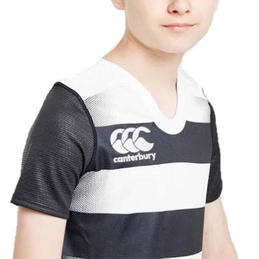 Canterbury Kid's Rugby Jersey Hooped Challenge Shirt Top | Decathlon
