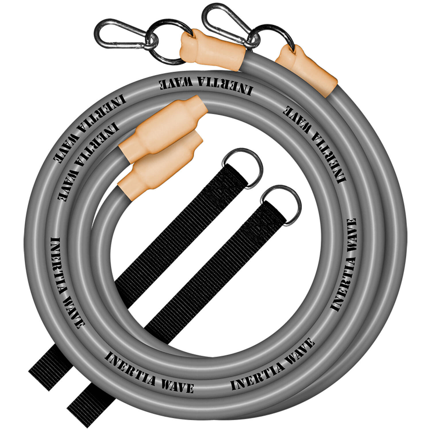 Battle Ropes Single (grey) Fitness / Krafttraining Unisex INERTIA WAVE ...