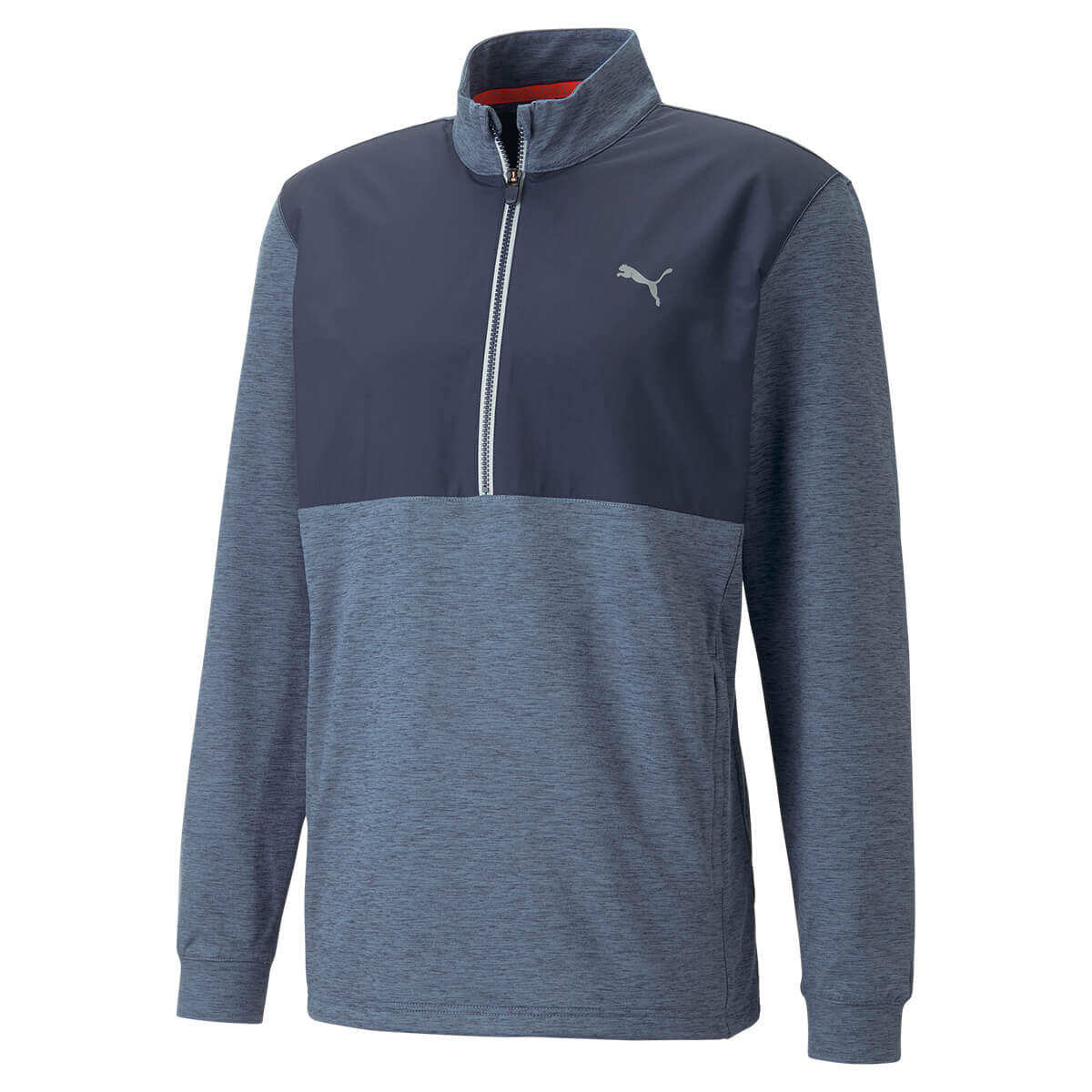Puma Golf Mens Cloudspun WRMLBL Sweater - Navy Blazer/Evening Sky - M ...