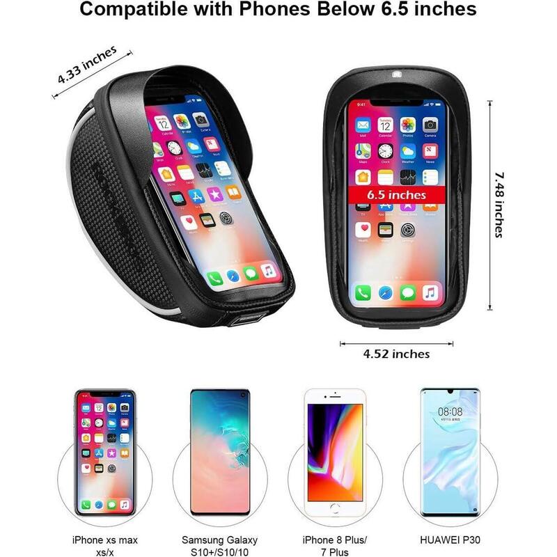 Vízálló és érintők pernyős telefon tartó táska ROCKBROS - Decathlon