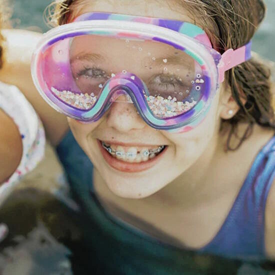 Sandy Toes Purple Beach Life Junior Swim Mask BLING2O | Decathlon