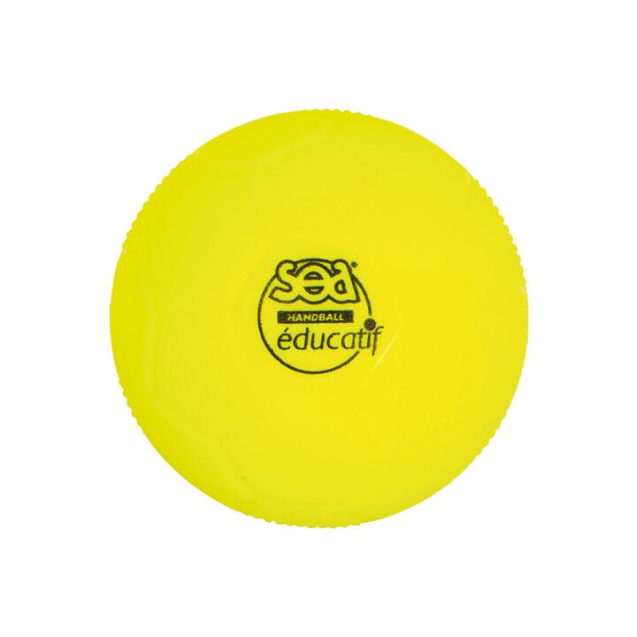 BALLON DE HAND EDUCATIF 15 cm Sea jaune fluo SPORTIFRANCE | Decathlon