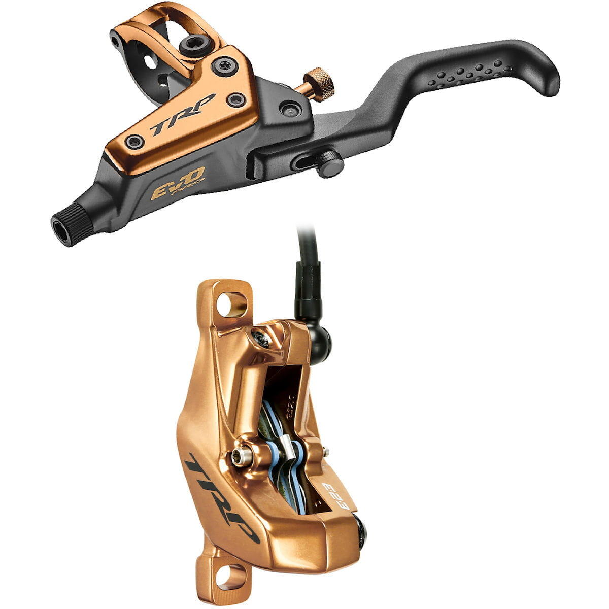 TRP Downhill Enduro Mountain Bike Brake EVO Pro M9040 RH Gold | Decathlon