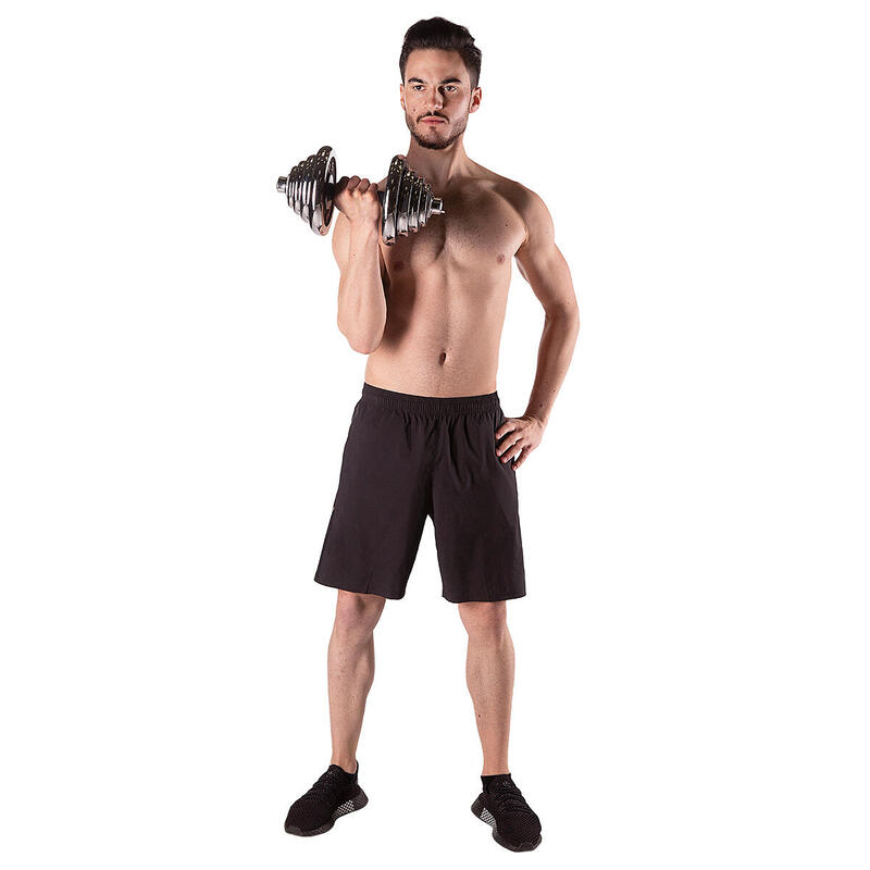 HMS - Ghimpele – halteră într-o carcas cromată HMS STC | Decathlon