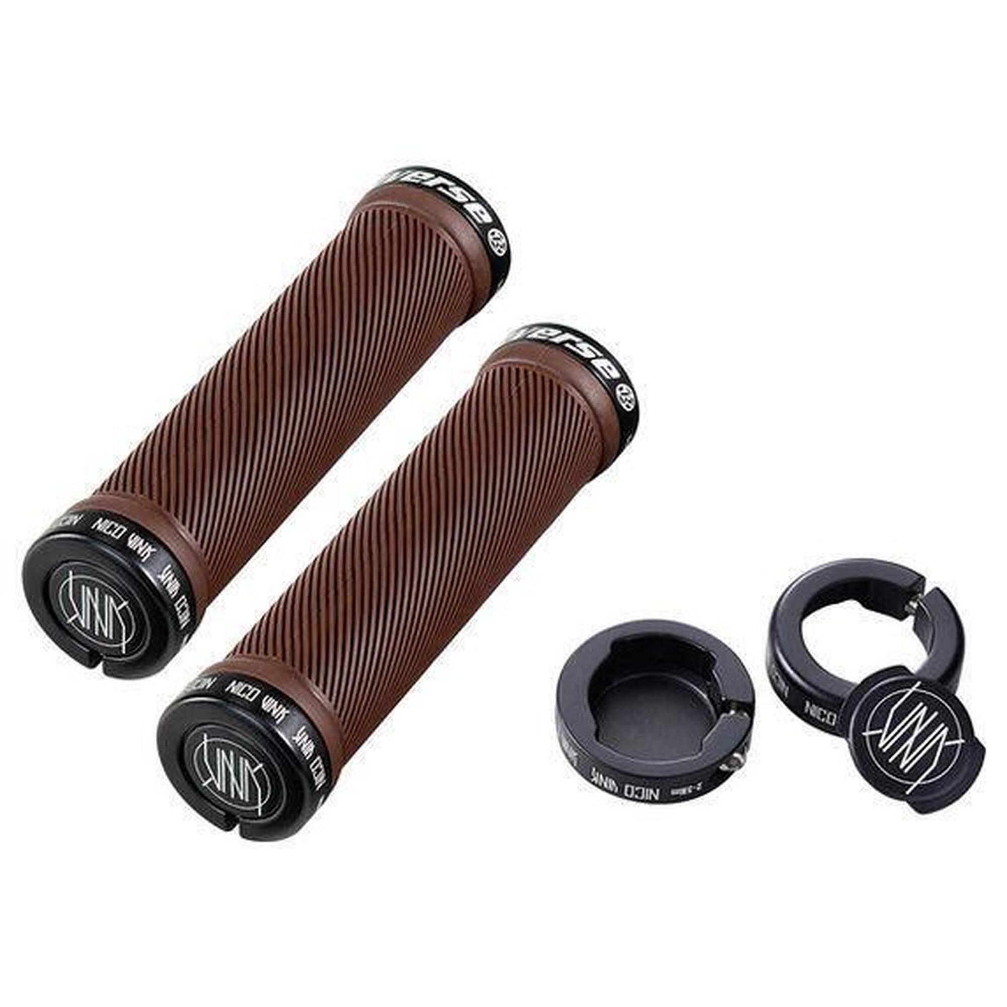 Reverse Grips Lock On Nico Vink Brown-black SPORTFUL - Decathlon