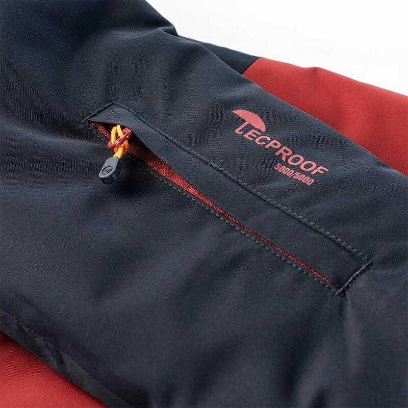 Veste À Capuche ALPIR Homme (Bleu Foncé / Bordeaux) HI-TEC | Decathlon