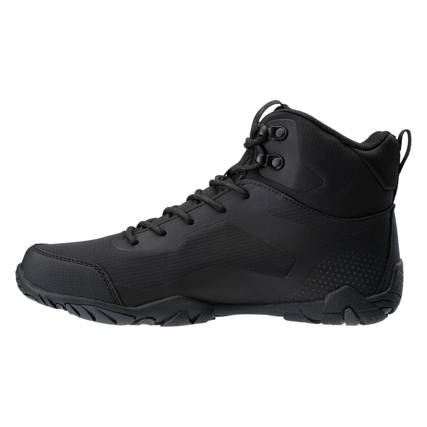 Mens Jefrey ActivGuard Mid Cut Hiking Boots (Black/Dark Grey) | Decathlon
