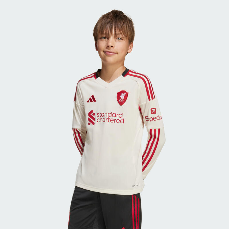 Maillot extérieur Liverpool FC 25/26 Long Sleeve Enfants ADIDAS | Decathlon