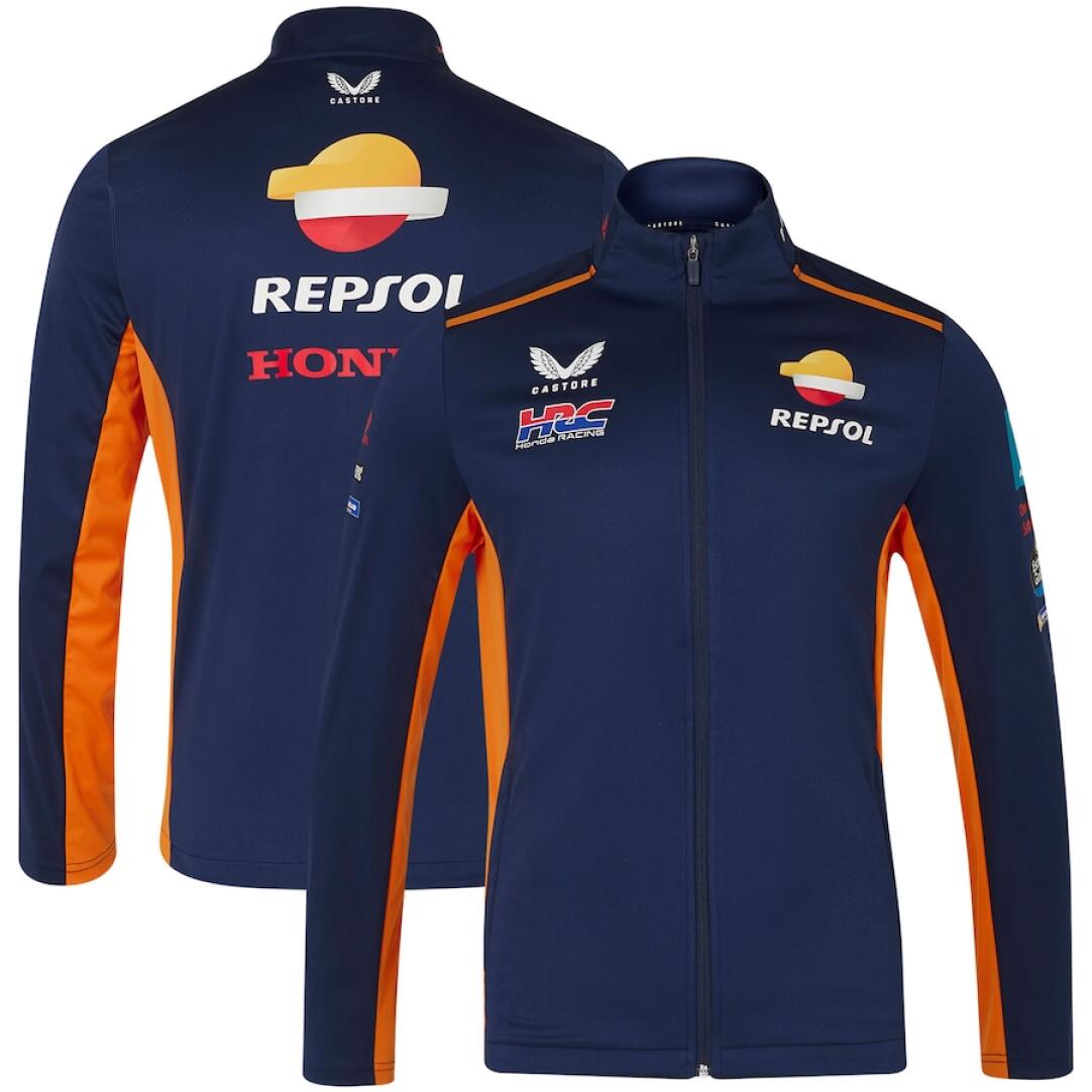 Repsol Team Honda Racing Jacket Men's Castore Moto GP Softshell Top ...