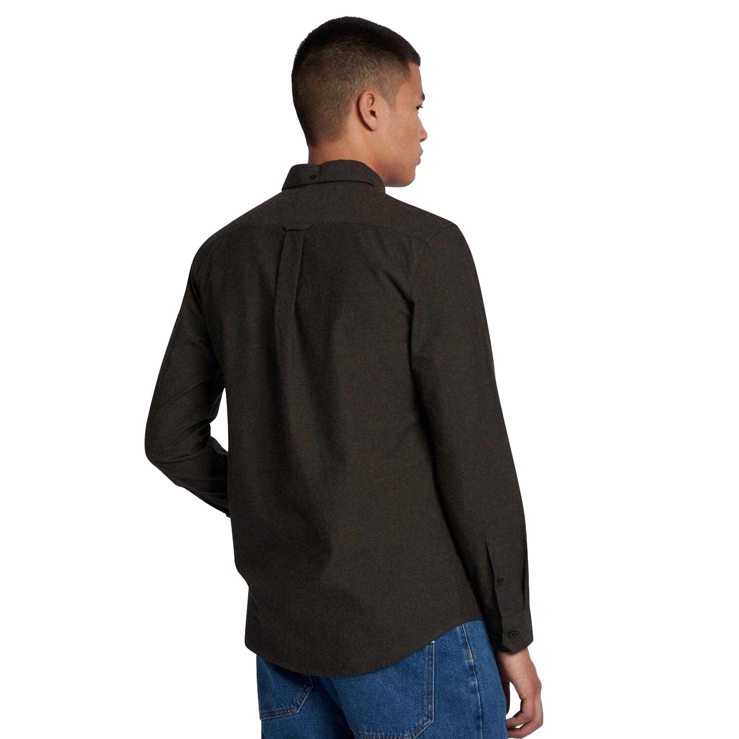 Mens Steen Slim Shirt (Green) | Decathlon