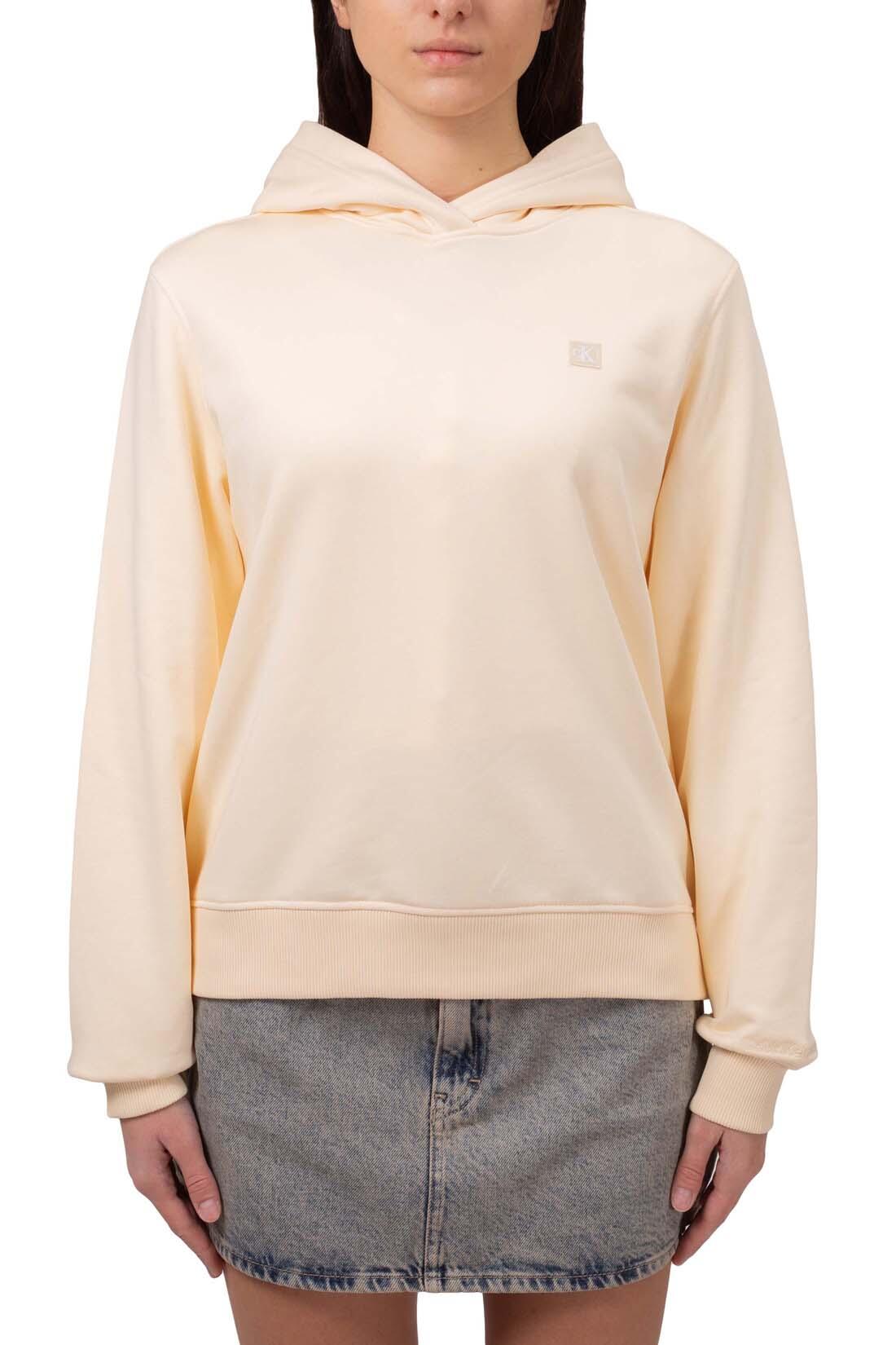 Felpa donna regular con patch monogram CALVIN KLEIN | Decathlon