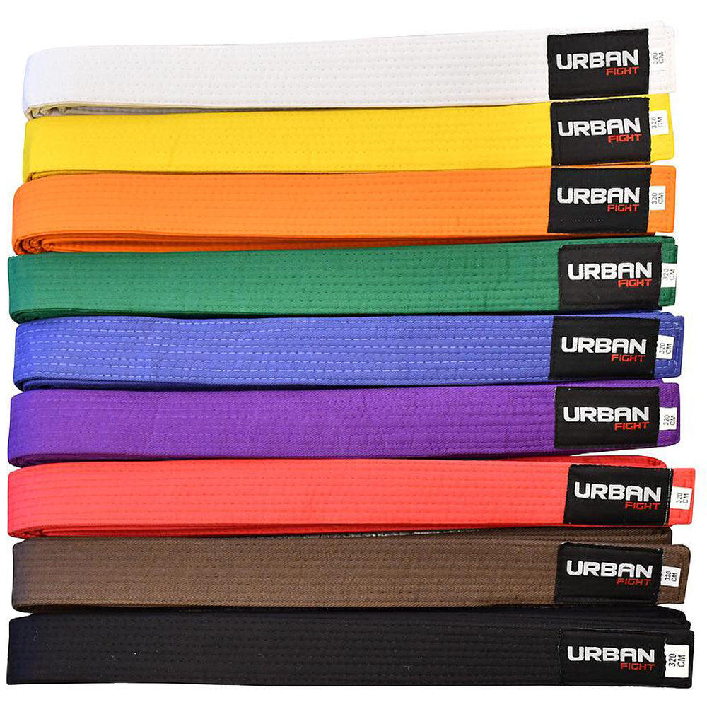 Martial Arts Gi Suit Belt - ORANGE BELT 320cm Length - Karate Judo ...