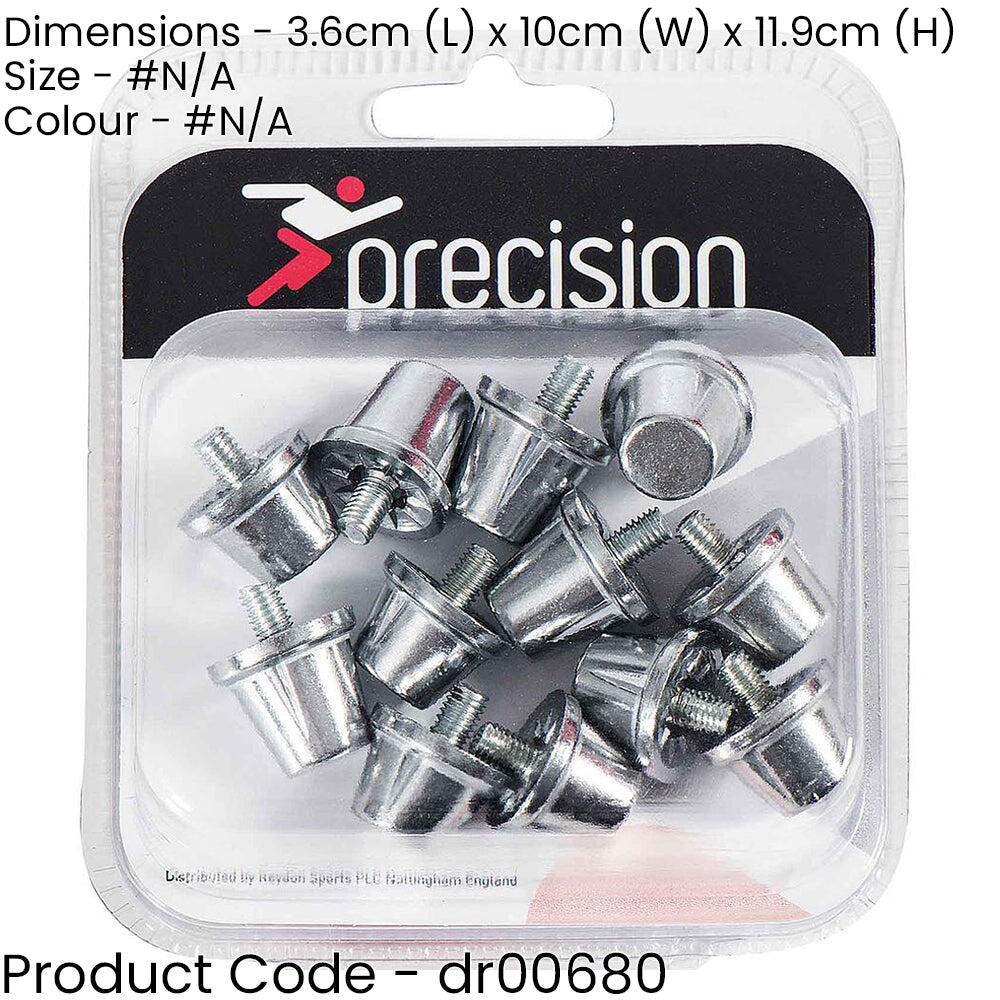 12 PACK - Metal Alloy Football Studs - 8x 13mm & 4x 16mm - Screw In ...