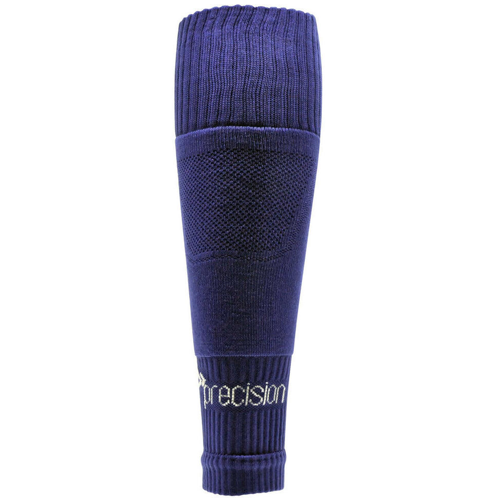 ADULT SIZE 7-12 Pro Footless Sleeve Football Socks - NAVY - Stretch Fit ...