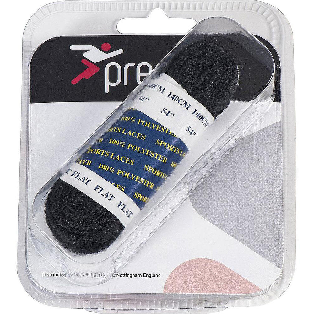 PAIR - 140cm Black Flat Shoe Laces - Sporting Trainer Football Boot ...