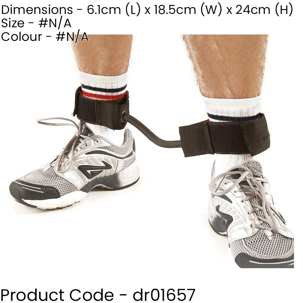 Leg Toner Set - Raise & Lift Elastic Resistance Ankle Belt Sports ...