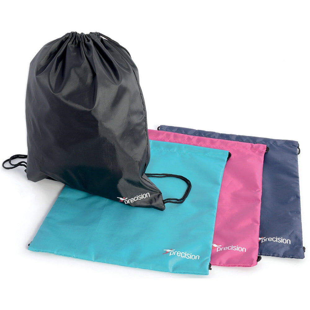34x43cm Drawstring PE Gym Bag - BLACK - Wet & Dry Kit School Gymsack ...