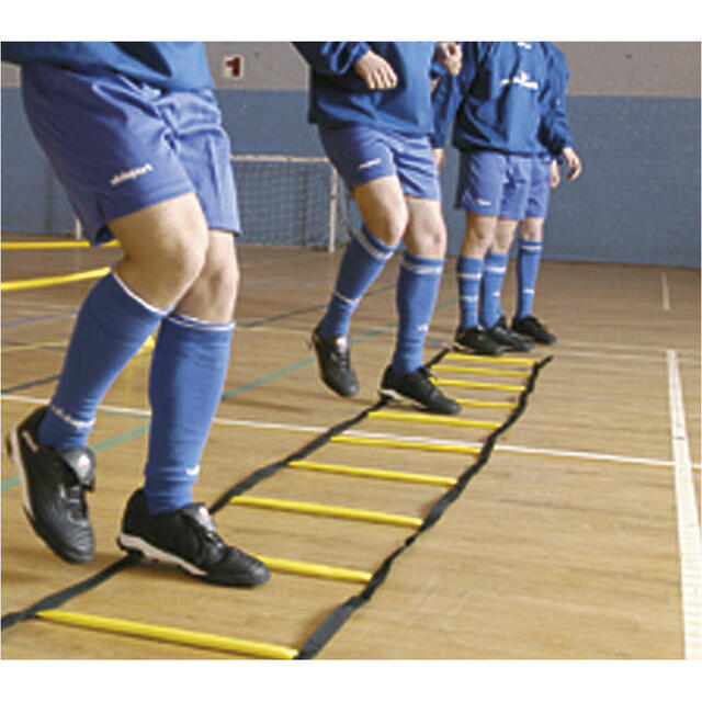 4m x 0.5m Flat Agility Speed Slide Ladder Kit Indoor Weighted Footwork ...