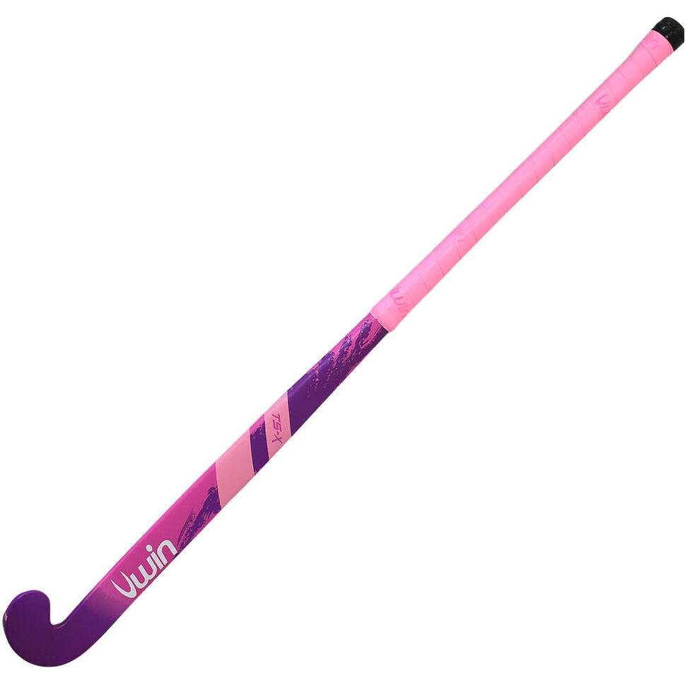 30 Inch Mulberry Wood Hockey Stick - PINK/PURPLE - Ultrabow Micro ...