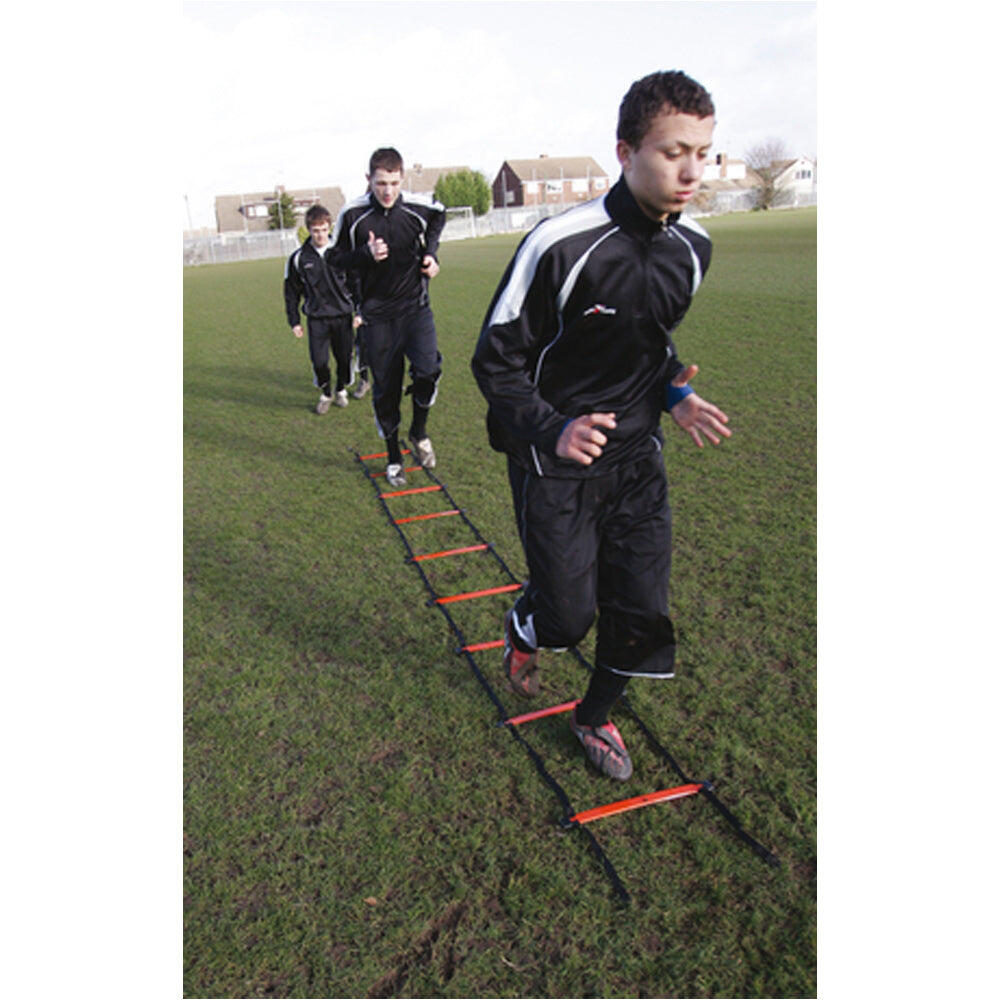 4m Flat Agility Speed Ladder Kit - Football Rugby Footwork Training ...