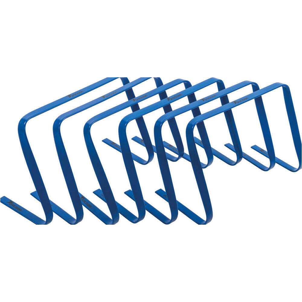 6 PACK 12 Inch Flat Training Hurdles - Flexible Football Footwork Jump ...