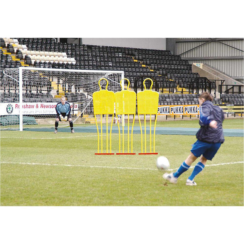 3 PACK ADULT 6ft Football Mannequin Set & Bag - Spiked Grass Dummy ...