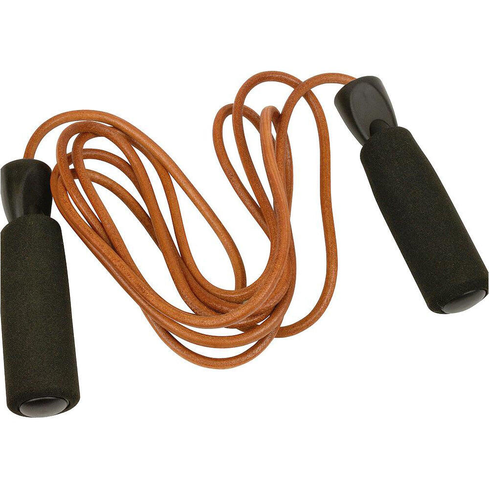 2.7m Leather Speed Rope - Workout Jump Skipping Rope Cardio Boxing ...