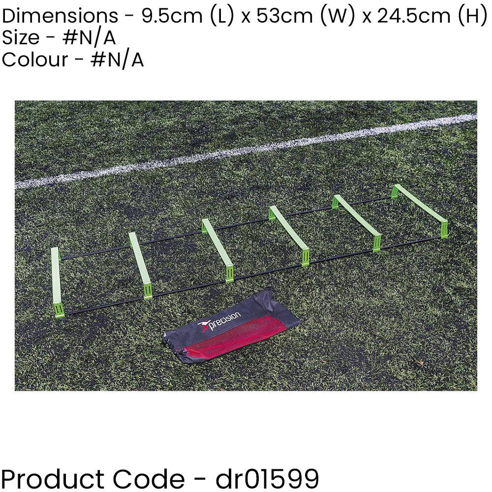 Height Adjustable / Flat Agility Training Ladder - Football Training ...